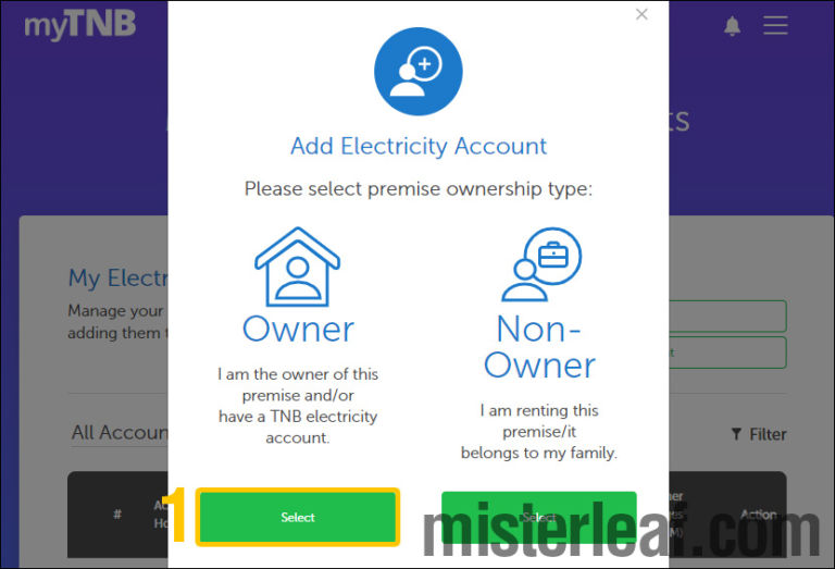 注册 myTNB 账号, 上网查看 TNB 电费账单 | MisterLeaf