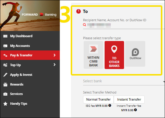 如何使用 CIMB Clicks 上网转账到其他户口 (Online Transfer) | MisterLeaf