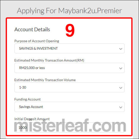 如何上网开 Maybank Current Account 来往户口 | MisterLeaf.com