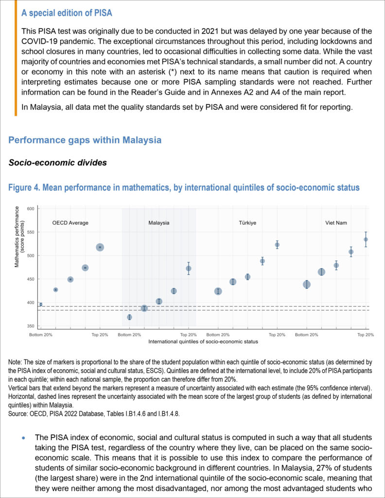 马来西亚 PISA 国际评估成绩分析 | MisterLeaf.com
